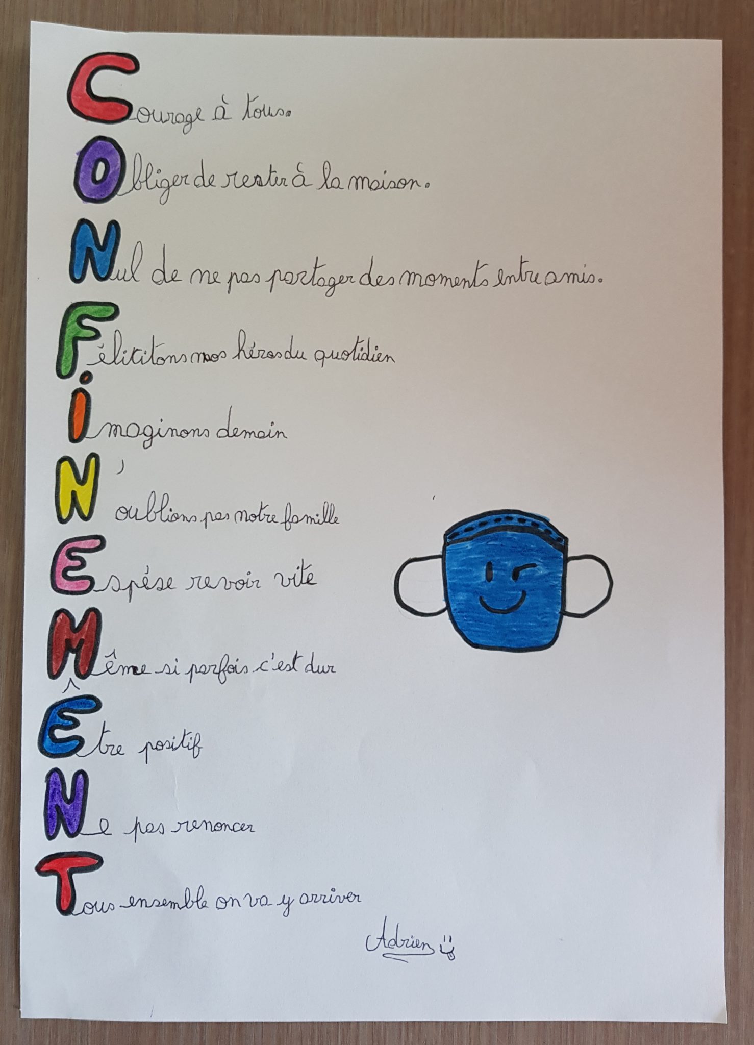 Acrostiches | Ecole libre de Gouvy