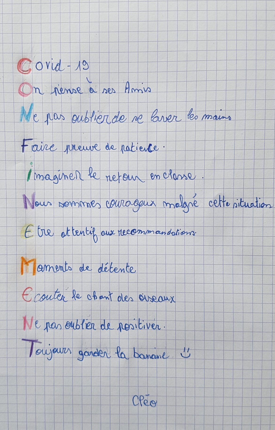 Acrostiches partie 2 | Ecole libre de Gouvy